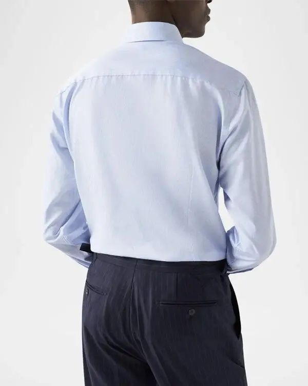 Eton Apos;s Contemporary-fit Stripe Dress Shirt