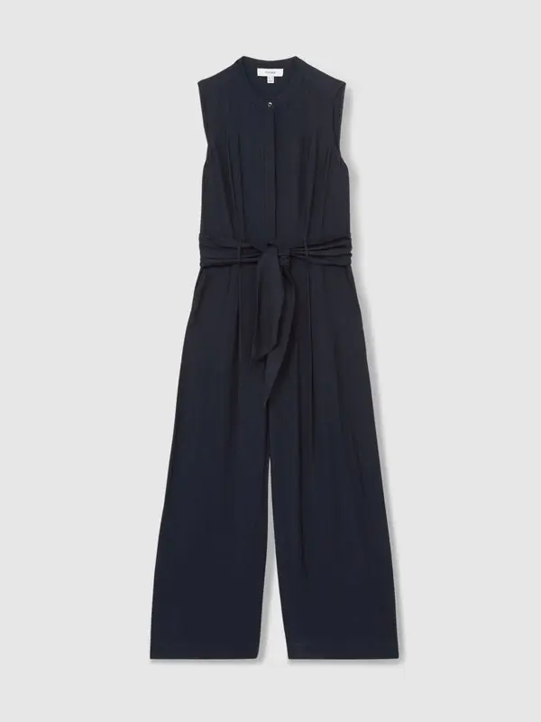 REISS Raven Wide-leg Jumpsuit