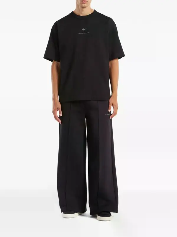 GIUSEPPE ZANOTTI Cotton Trousers - Black