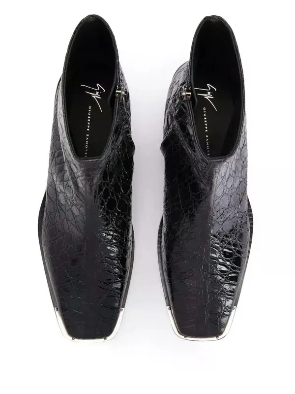 GIUSEPPE ZANOTTI Westport Embossed Boots
