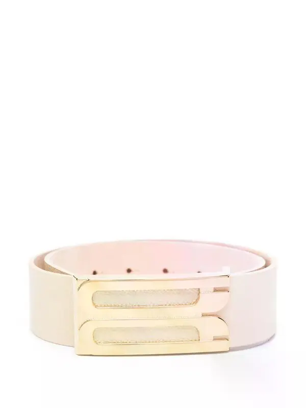 Victoria Beckham Jumbo Frame Belt - Neutrals