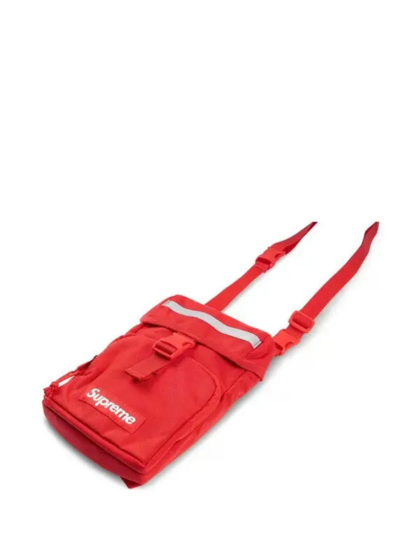Supreme Logo-patch Camera Bag - Red
