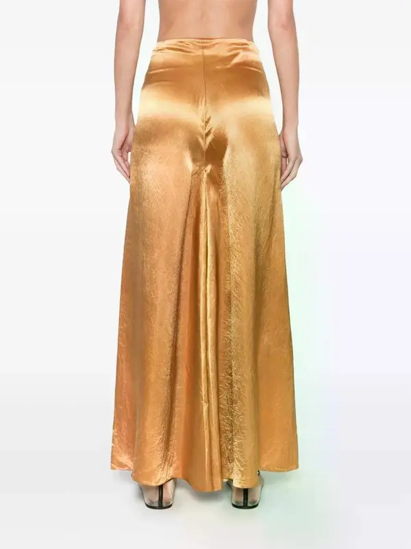 Nanushka Satined Trousers - Brown