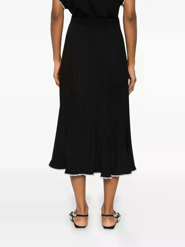 NISSA Pleated Midi Skirt