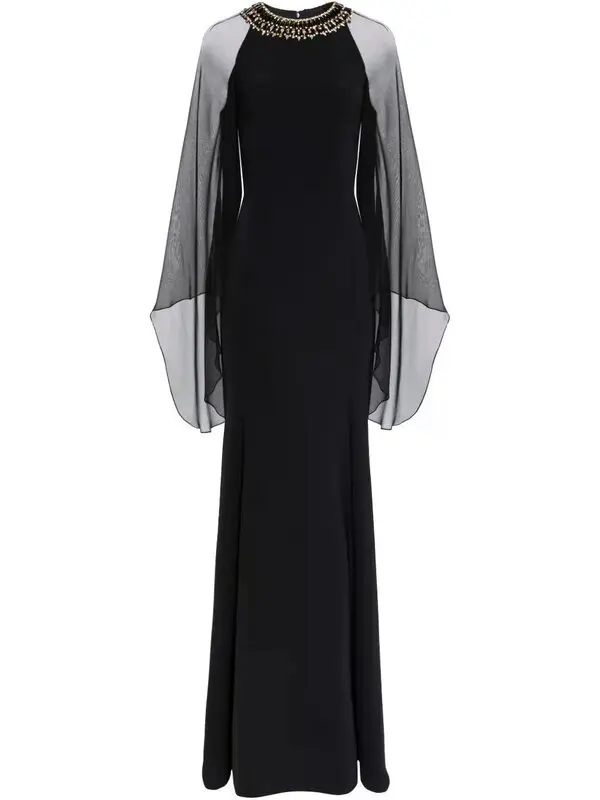 Jenny Packham Charma Maxi Dress - Black