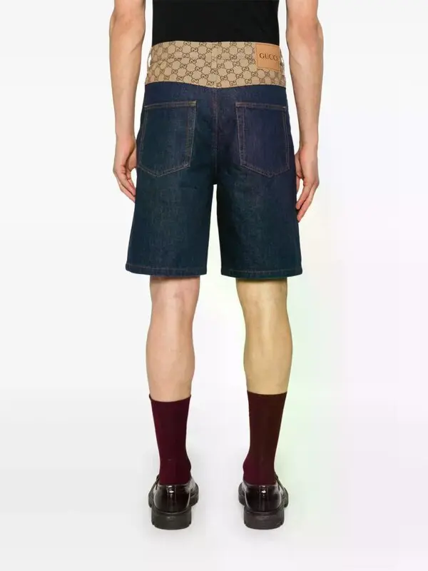 Gucci Denim Shorts - Blue | Editorialist