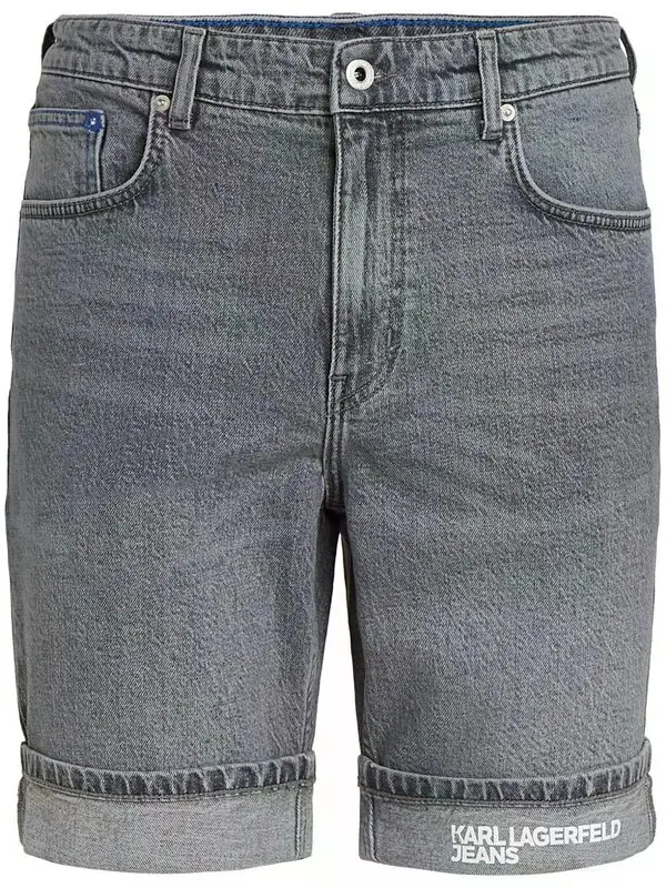 Karl Lagerfeld Slim-fit Denim Shorts