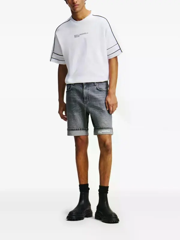 Karl Lagerfeld Slim-fit Denim Shorts