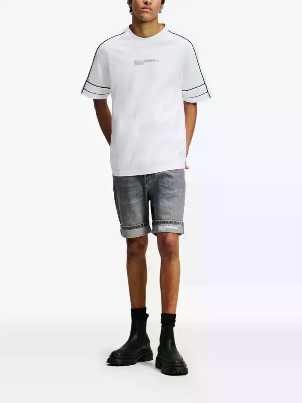 Karl Lagerfeld Slim-fit Denim Shorts