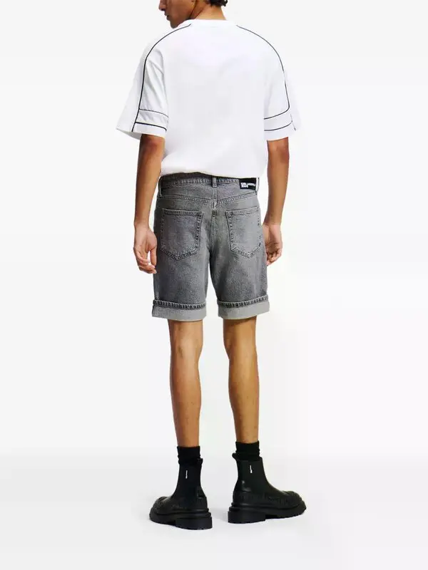 Karl Lagerfeld Slim-fit Denim Shorts