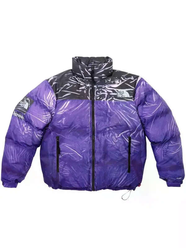 Supreme X The North Face Nuptse Jacket - Purple