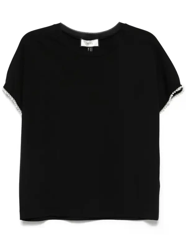 NISSA Faux-pearl T-shirt