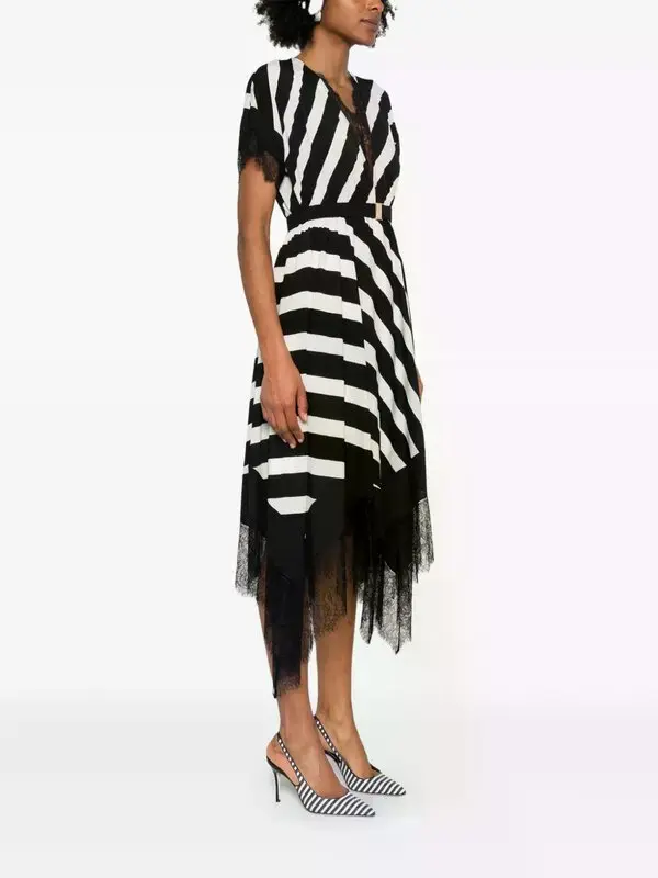 NISSA Striped Midi Dress