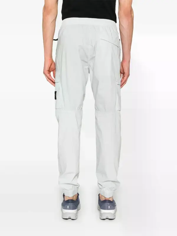 Stone Island Tapered-leg Cargo Trousers - Blue