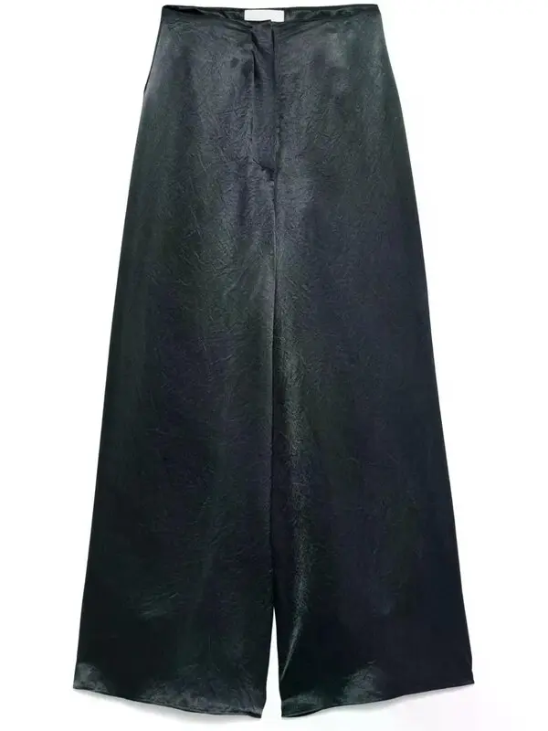 Nanushka Satined Trousers - Grey