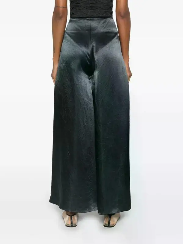 Nanushka Satined Trousers - Grey
