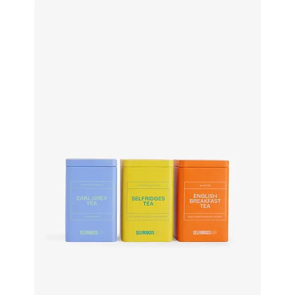 SELFRIDGES SELECTION Trio Tea Tins 2024