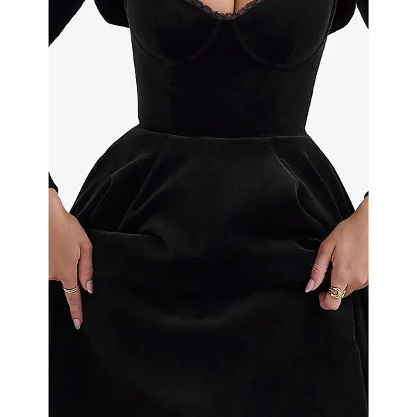 mademoiselle black tulle midi dress Mademoiselle Black Tulle Midi Dress  Petite Chrie