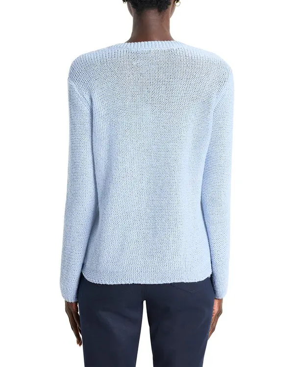 NIC+ZOE Crimpy Cord Sweater - Powder Blue