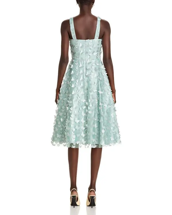 Eliza J 3d Applique Midi Dress