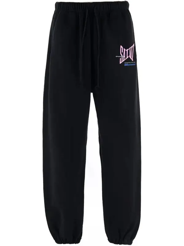 SAINT MXXXXXX Logo-print Track Pants