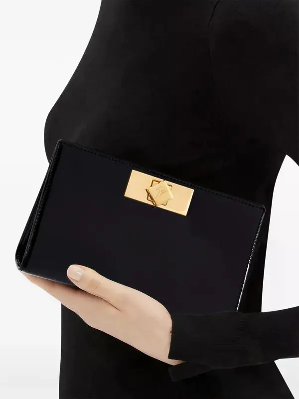 GIUSEPPE ZANOTTI Annhita Clutch - Black
