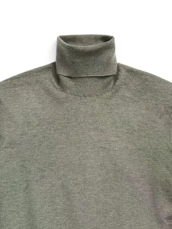 Ralph Lauren Purple Label Cashmere Turtleneck Sweater - Grey