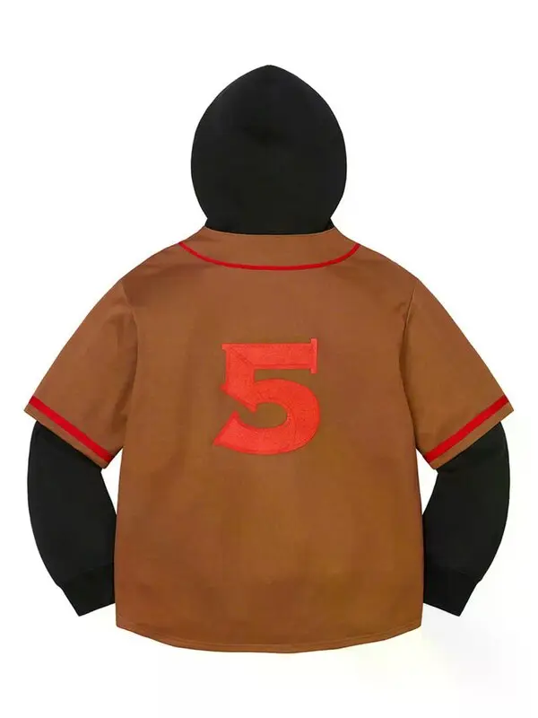 Supreme Baseball Jersey Hoodie