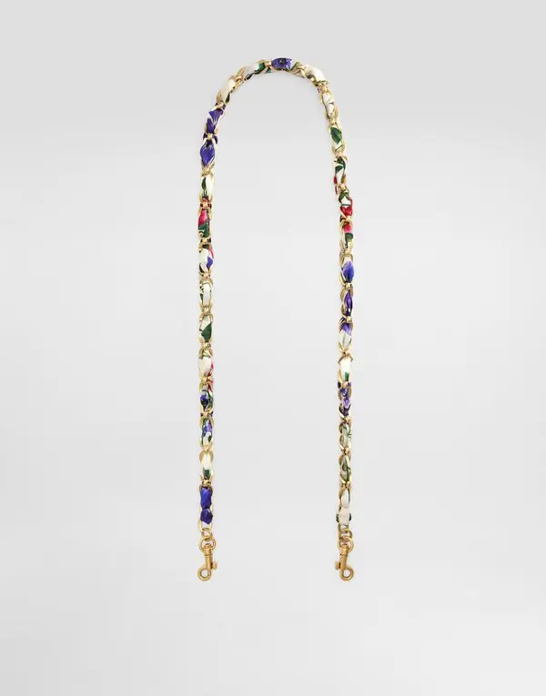Dolce & Gabbana Bejeweled Chain Strap - Print
