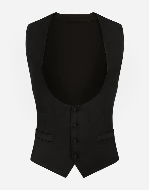 Dolce & Gabbana Single-breasted Silk Vest