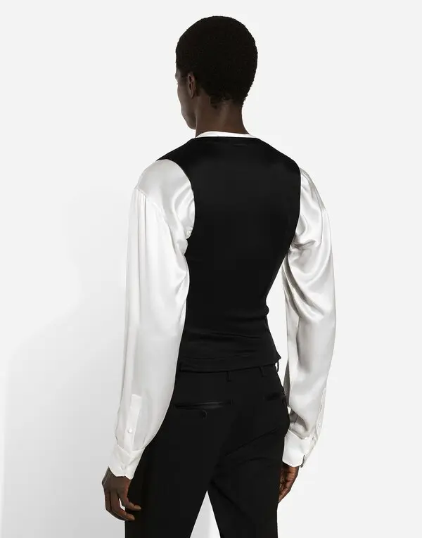 Dolce & Gabbana Single-breasted Silk Vest