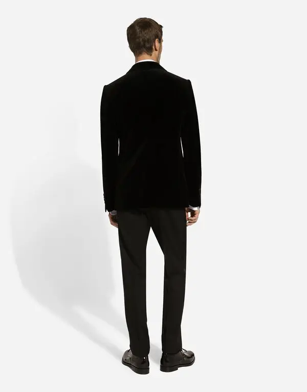 Dolce & Gabbana Velvet Tuxedo Jacket - Black