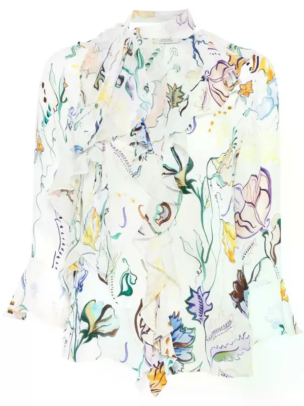 Dorothee Schumacher Floral-print Shirt - White