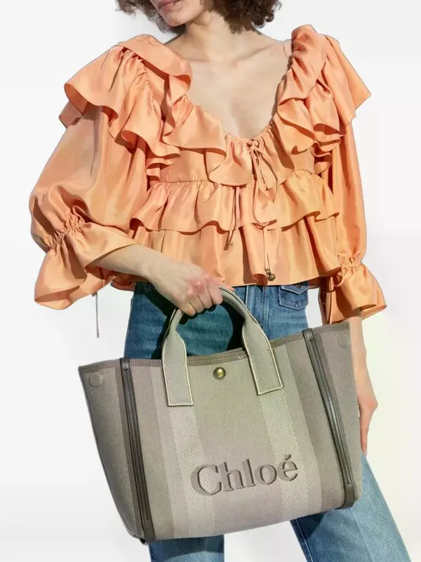 Chloé Carry Tote Bag - Brown