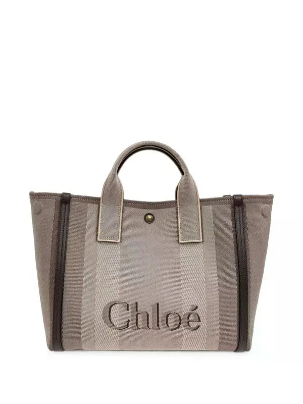 Chloé Carry Tote Bag - Brown