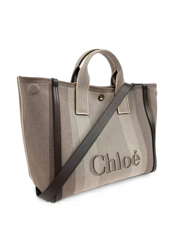 Chloé Carry Tote Bag - Brown