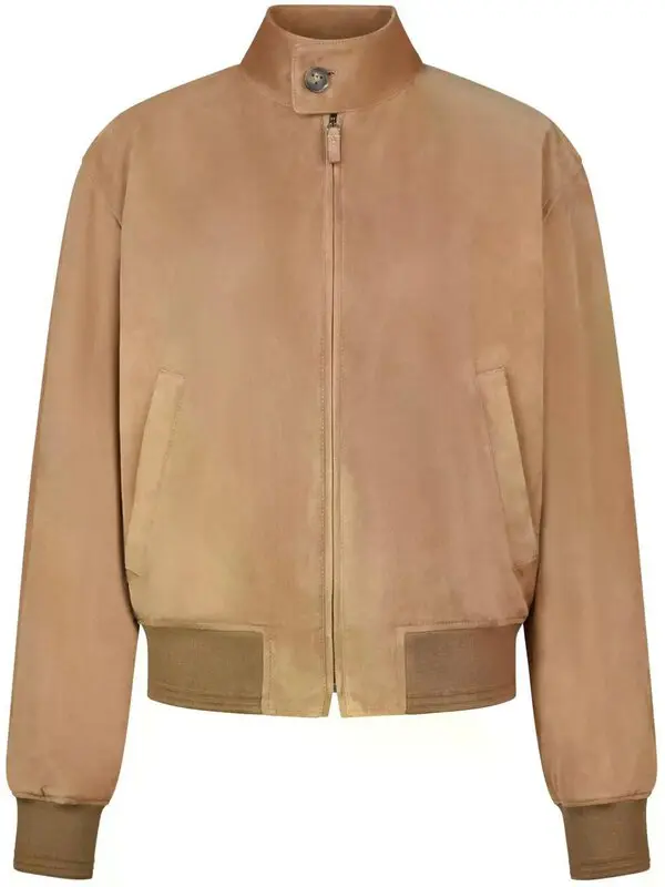 TOD'S Leather Bomber Jacket