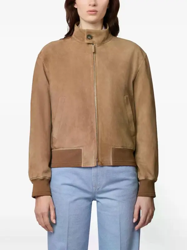 TOD'S Leather Bomber Jacket