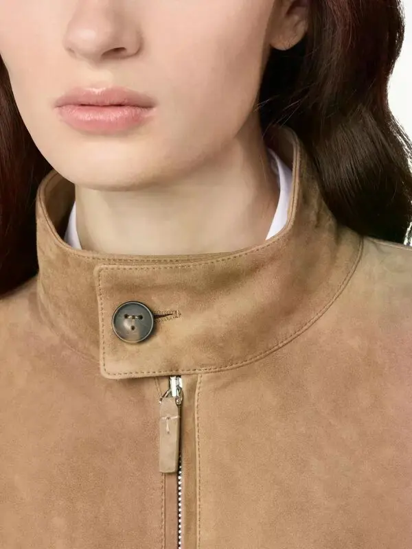 TOD'S Leather Bomber Jacket