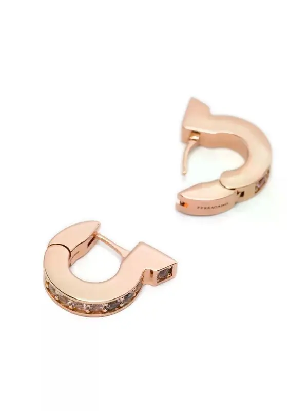 FERRAGAMO Gancini Earrings - Pink