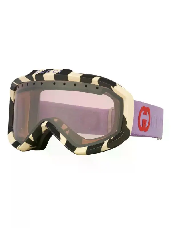 Gucci Striped Ski Goggles