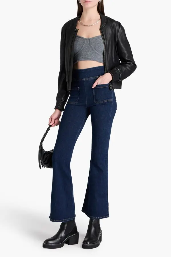 FRAME Bardot High-rise Flared Jeans