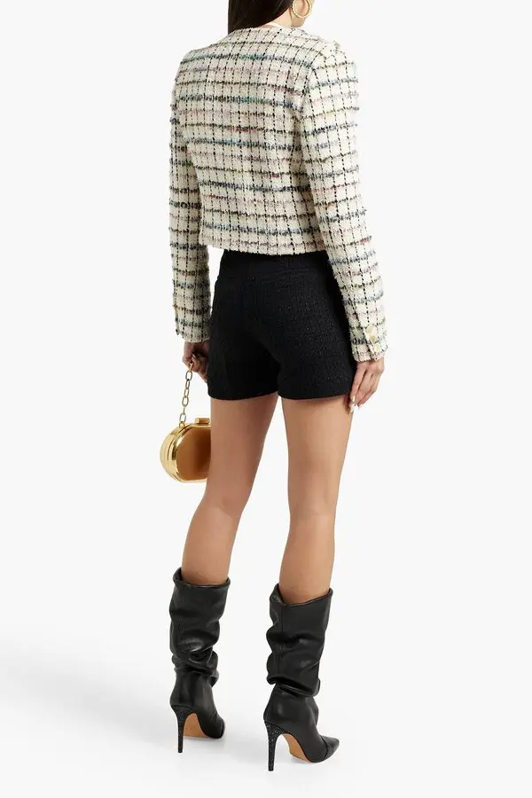 IRO PARIS Allison Metallic Tweed Shorts