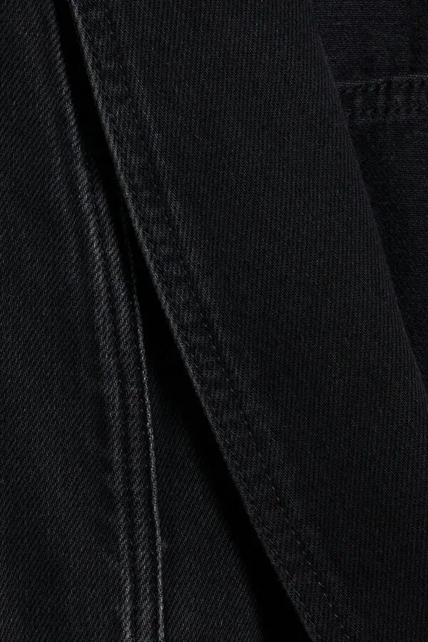 IRO PARIS Bilae Embellished Denim Jumpsuit - Black