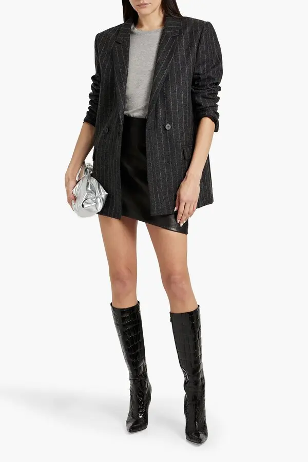 IRO PARIS Donesi Pinstriped Wool-blend Blazer