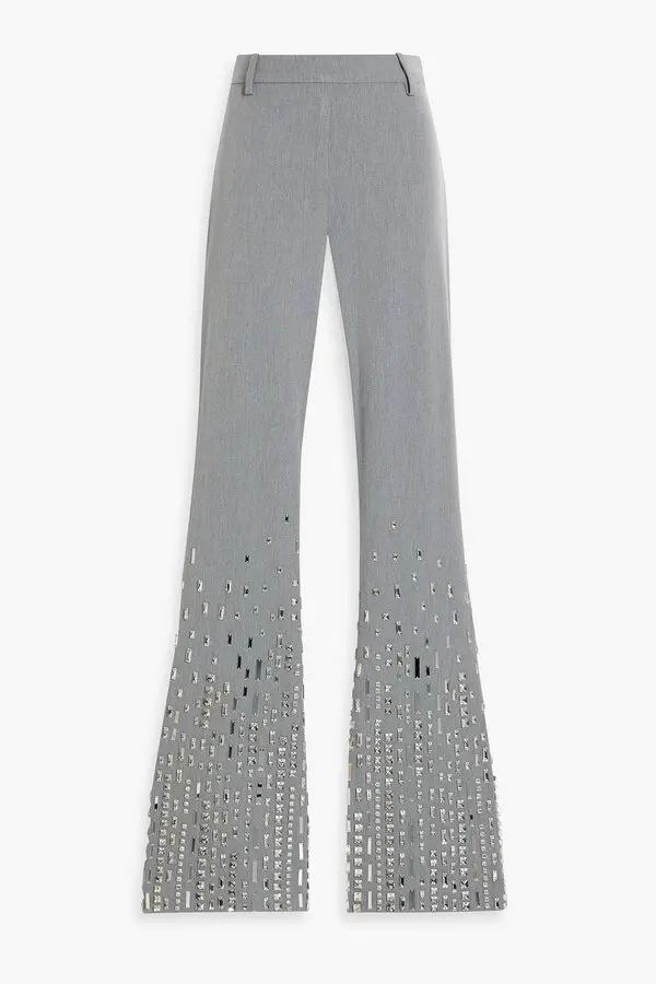 Retrofete Crystal-embellished Flared Pants