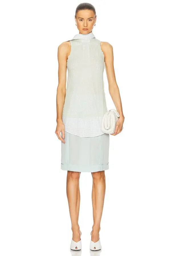 MAISON MARGIELA Sleeveless Button-up Top