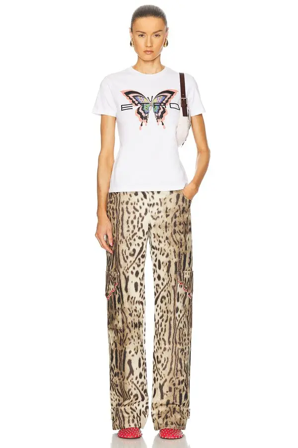 Etro Butterfly T-Shirt - White - 30% Off | Editorialist