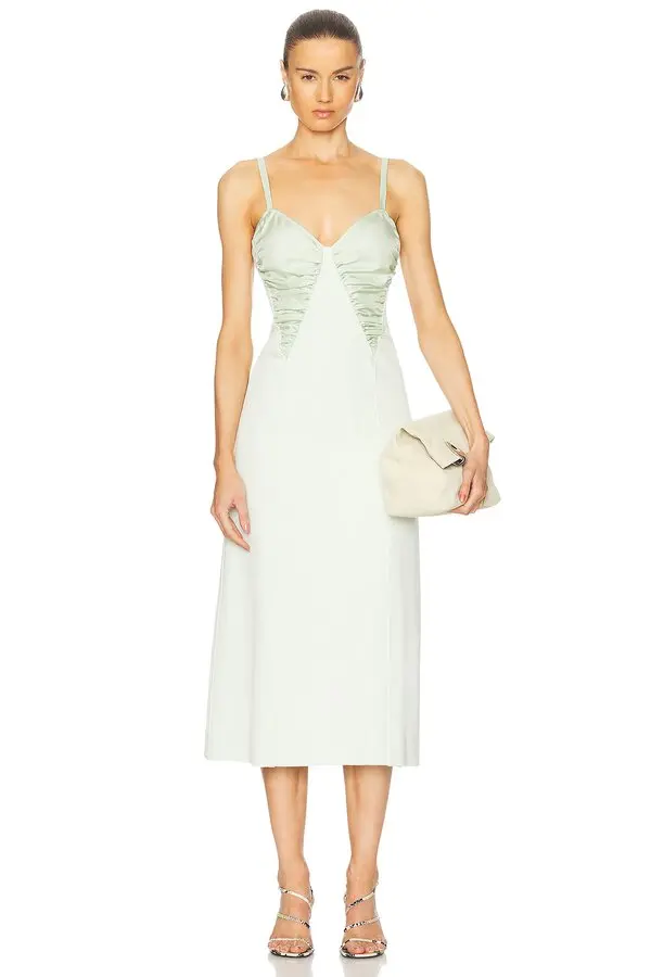 JIL SANDER Sleeveless Midi Dress - Lychee