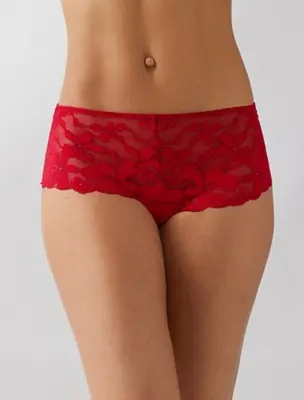 Wacoal Feeling Famous Tanga Night/angel Wing - Chili Pepper Biking Red